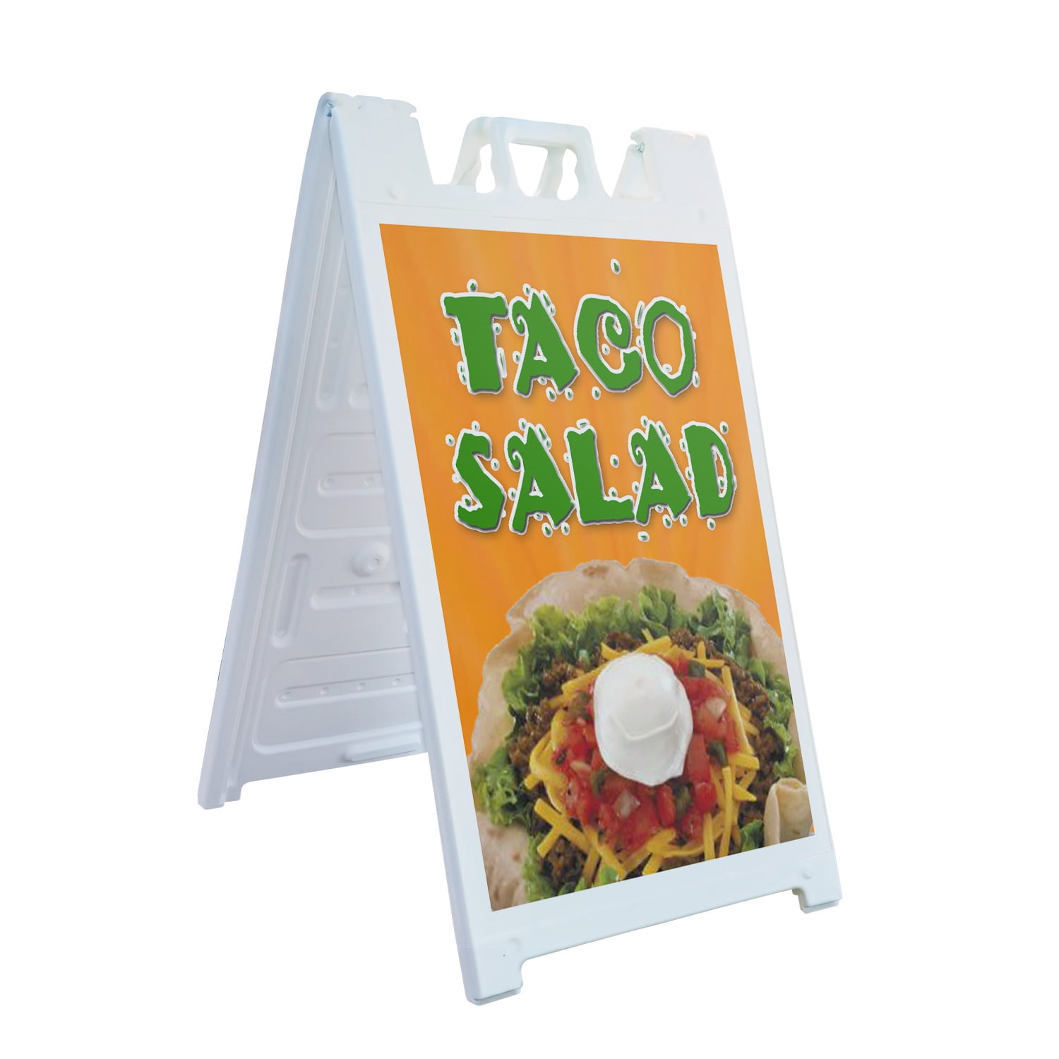 A-frame Sidewalk Taco Salad 24" x 36" Double Sided A-Frame Sidewalk ...