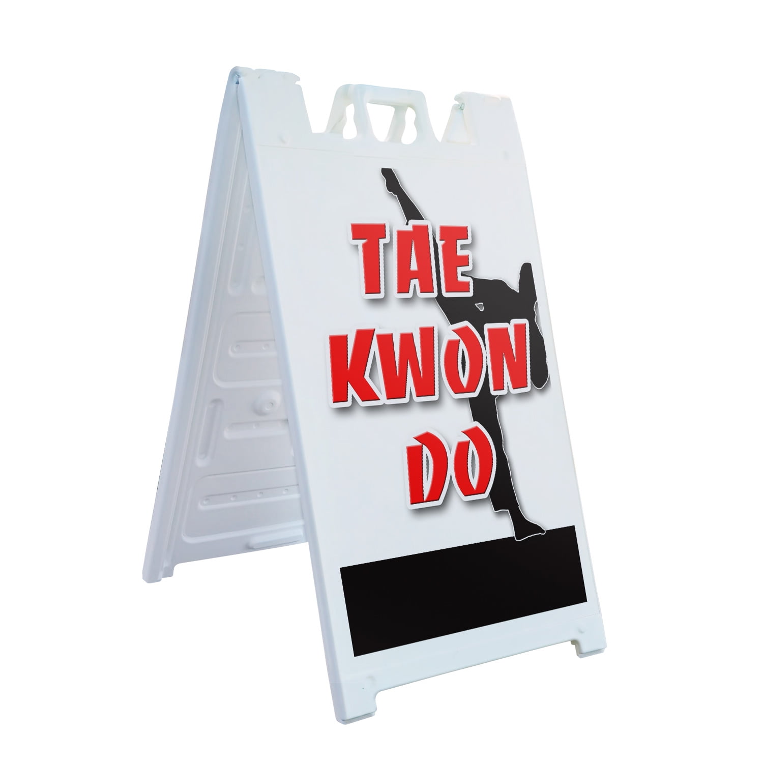 A-frame Sidewalk Tae Kwon Do 24" x 36" Double Sided A-Frame Sidewalk ...