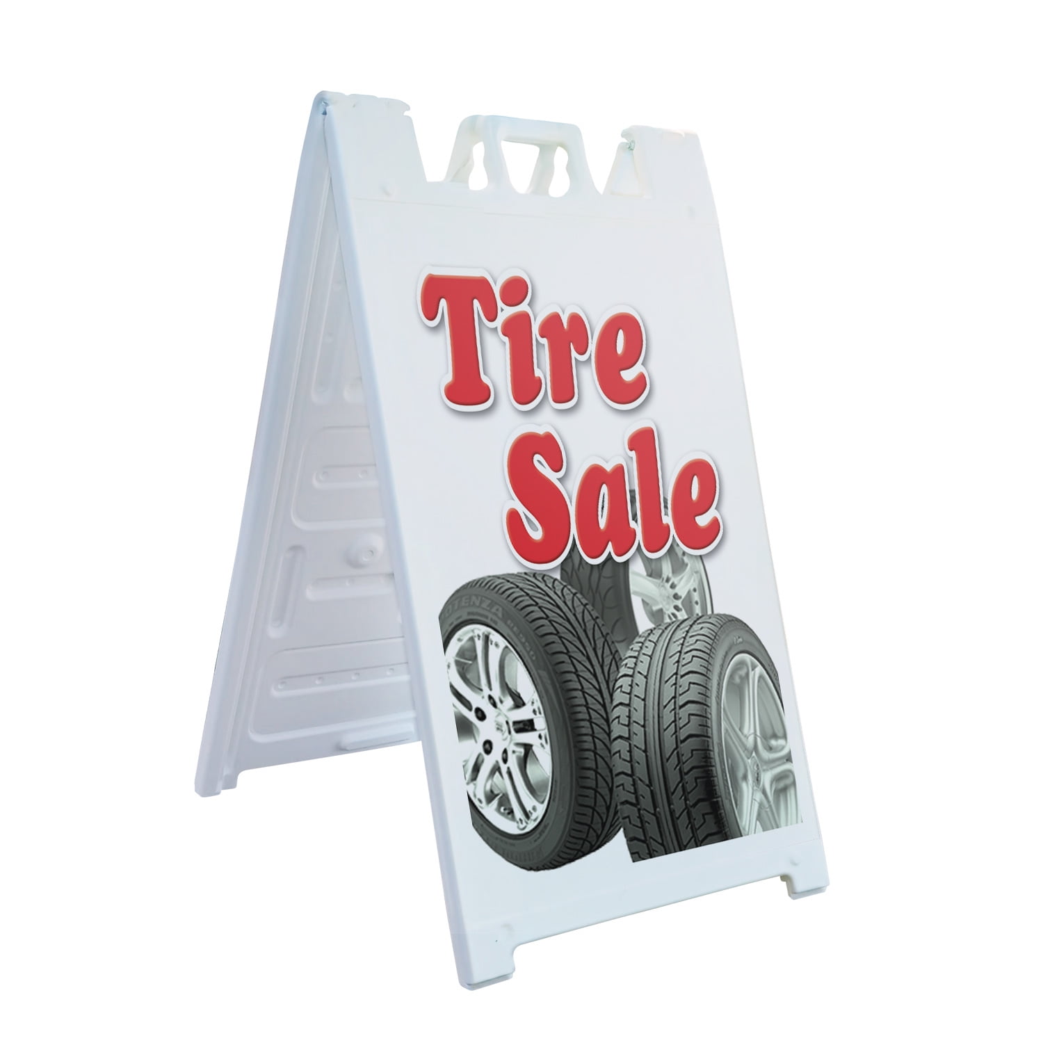 A-frame Sidewalk Tire Sale 24" x 36" Double Sided A-Frame Sidewalk Sign ...