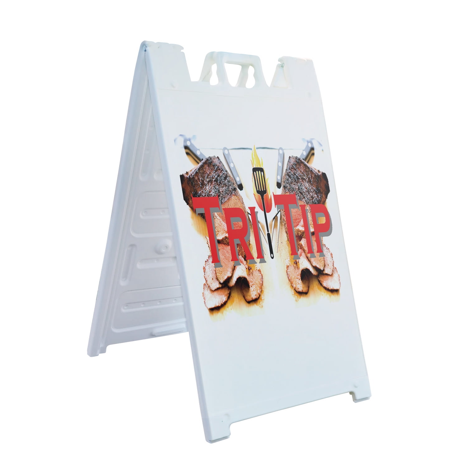 A-frame Sidewalk Tri Tip 24" x 36" Double Sided A-Frame Sidewalk Sign ...