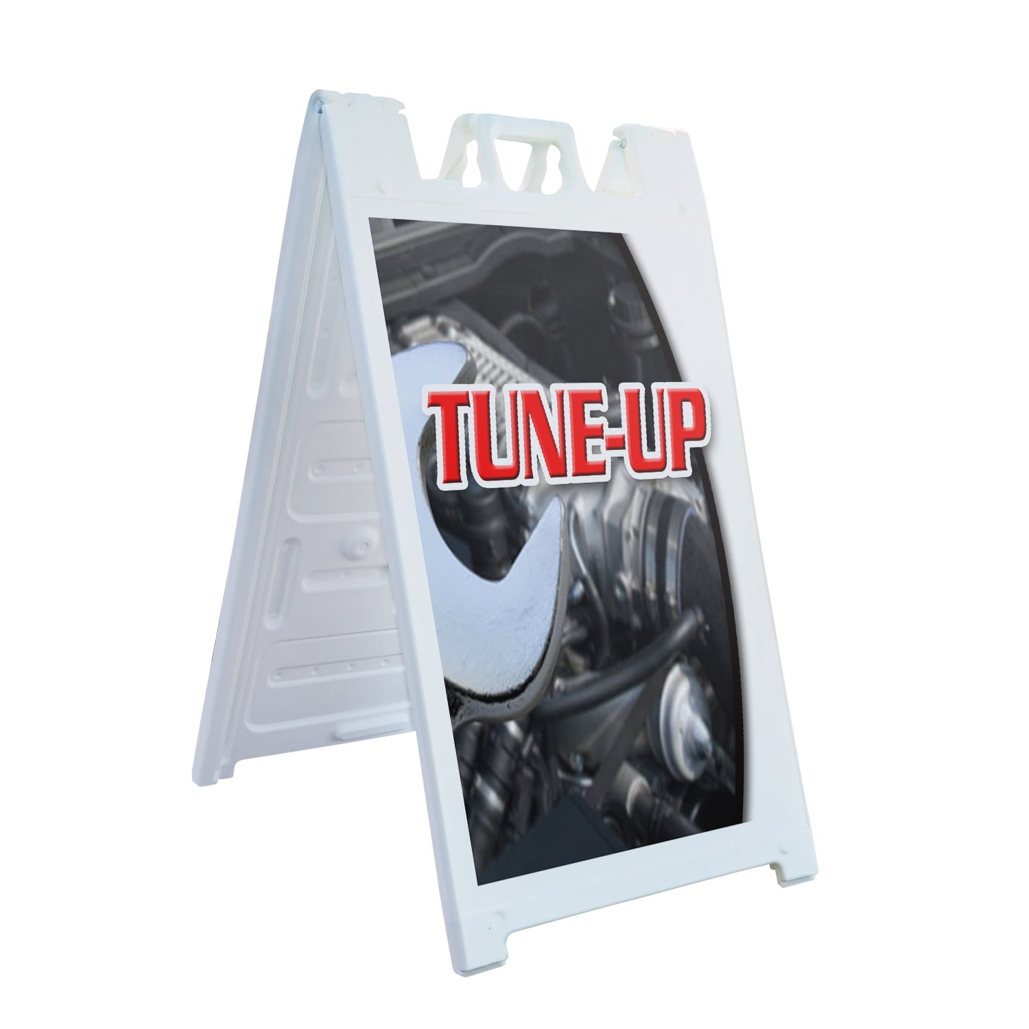 A-frame Sidewalk Tune-up 24" x 36" Double Sided A-Frame Sidewalk Sign ...