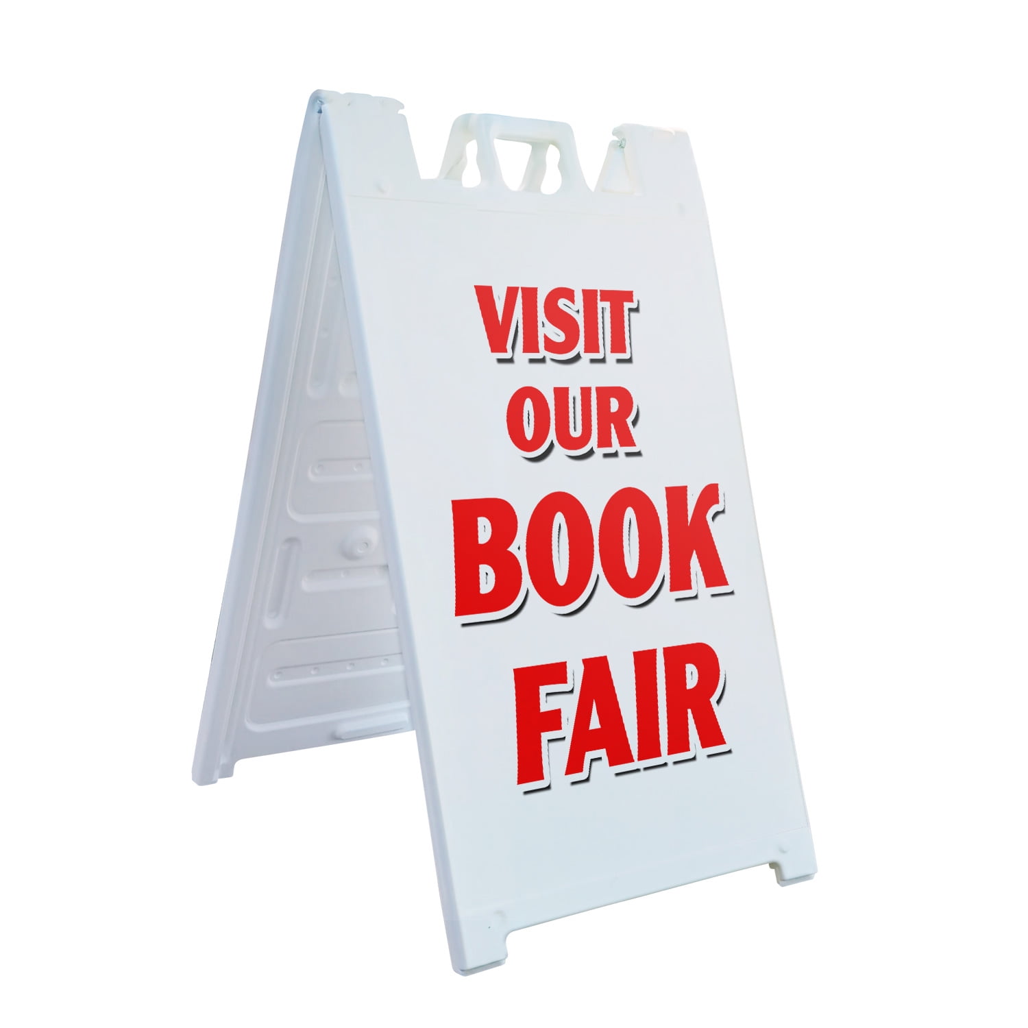 A-frame Sidewalk Visit Our Book Fair 24" x 36" Double Sided A-Frame ...