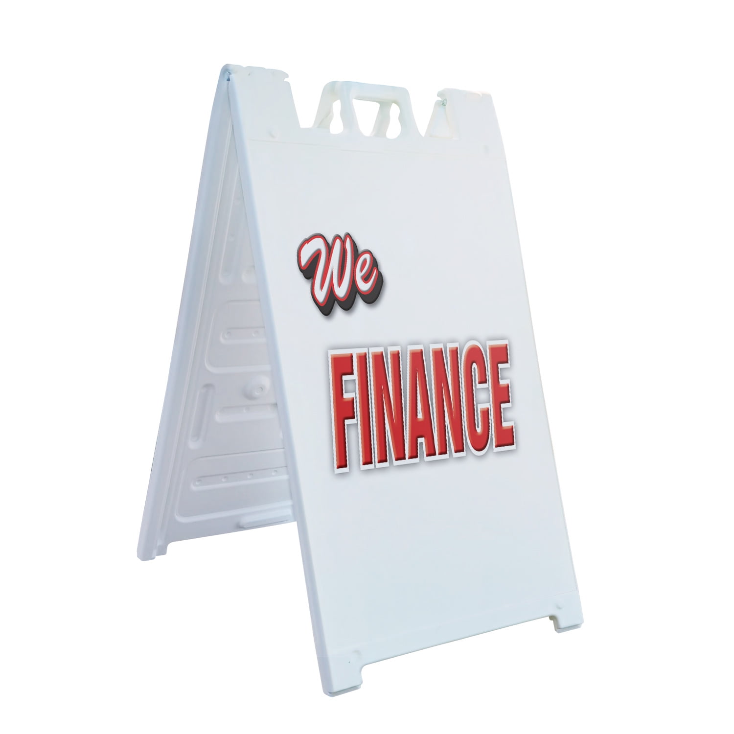 A-frame Sidewalk We Finance 24" x 36" Double Sided A-Frame Sidewalk ...