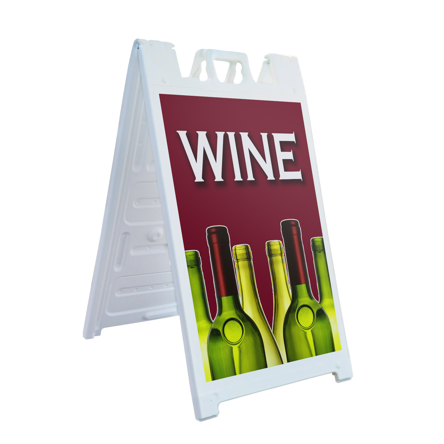 A-frame Sidewalk Wine 24" x 36" Double Sided A-Frame Sidewalk Sign ...