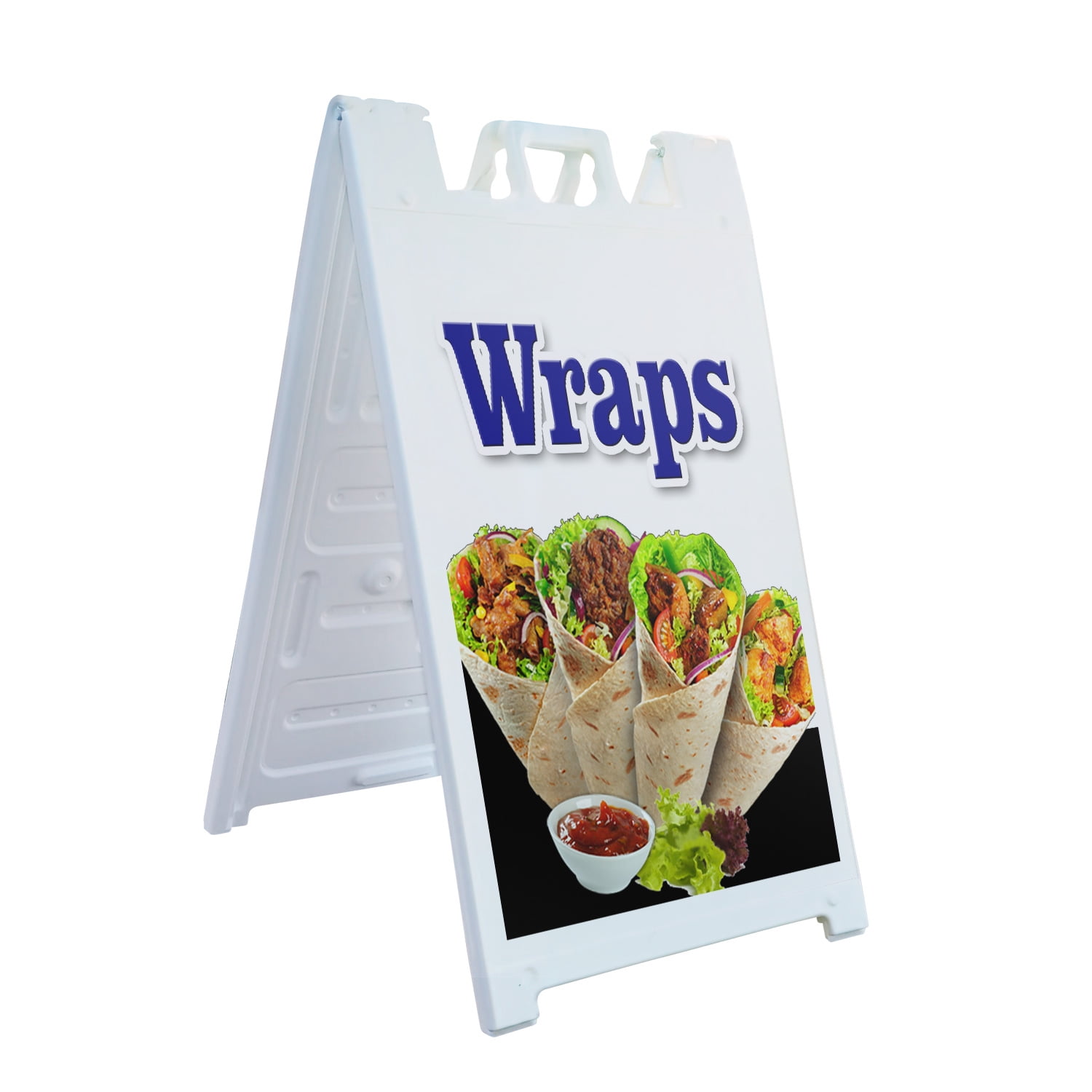 A-frame Sidewalk Wraps 24" x 36" Double Sided A-Frame Sidewalk Sign ...