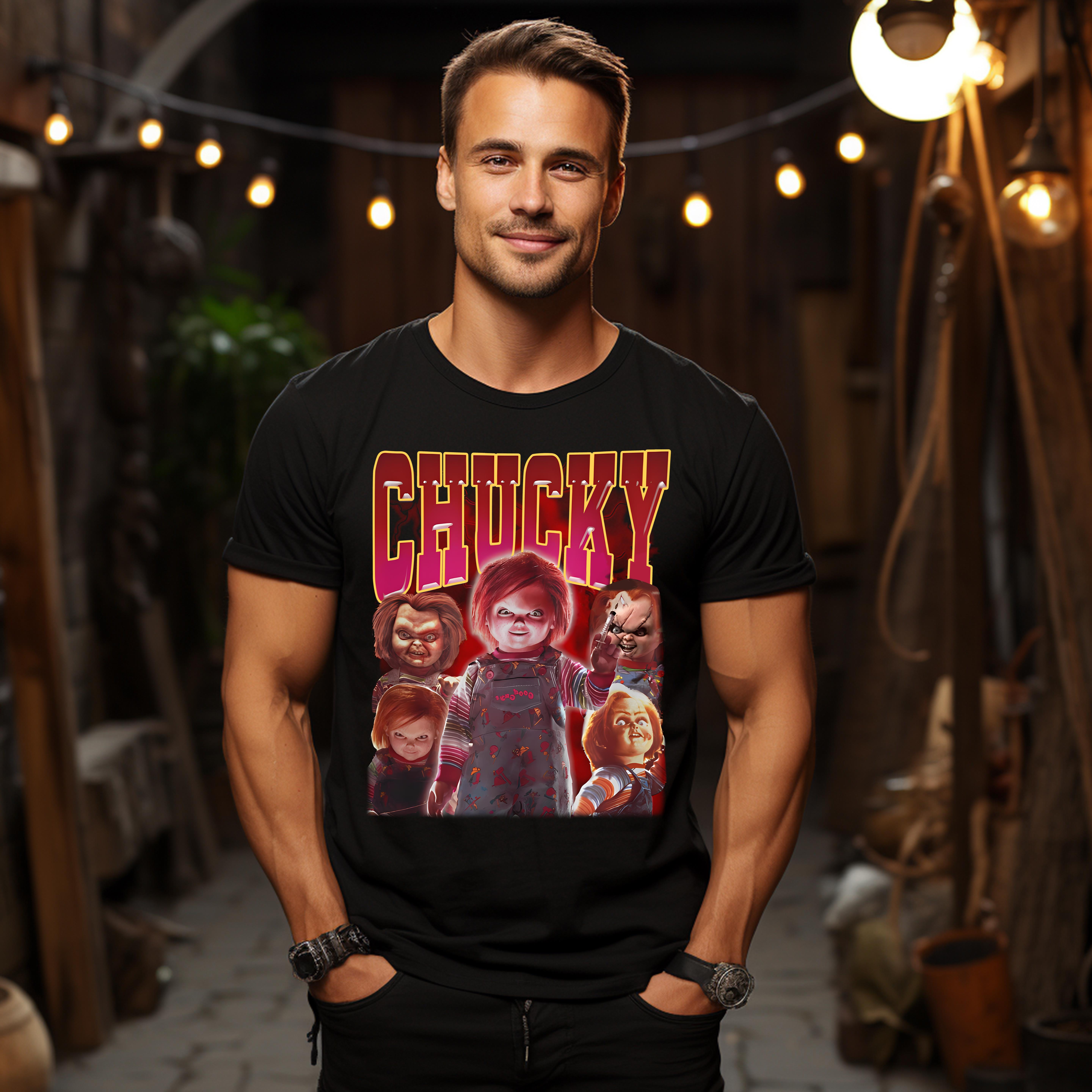 A gift for you, Chucky Shirt, Child's Play Movie Inspired 90's T-Shirt ...