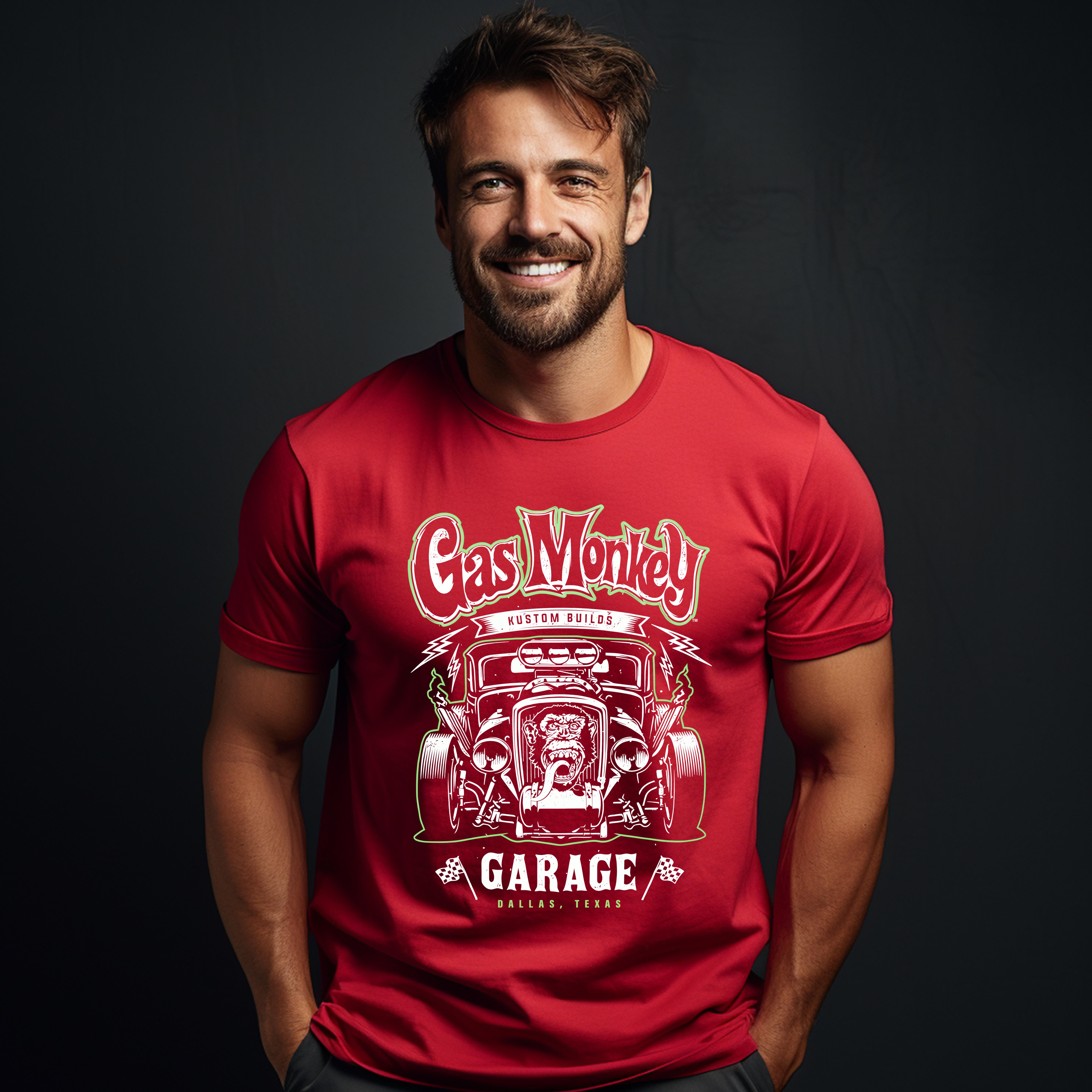 A gift for you, Gas Monkey Garage Hot Rod T-Shirt Up To 4XL - Walmart.com