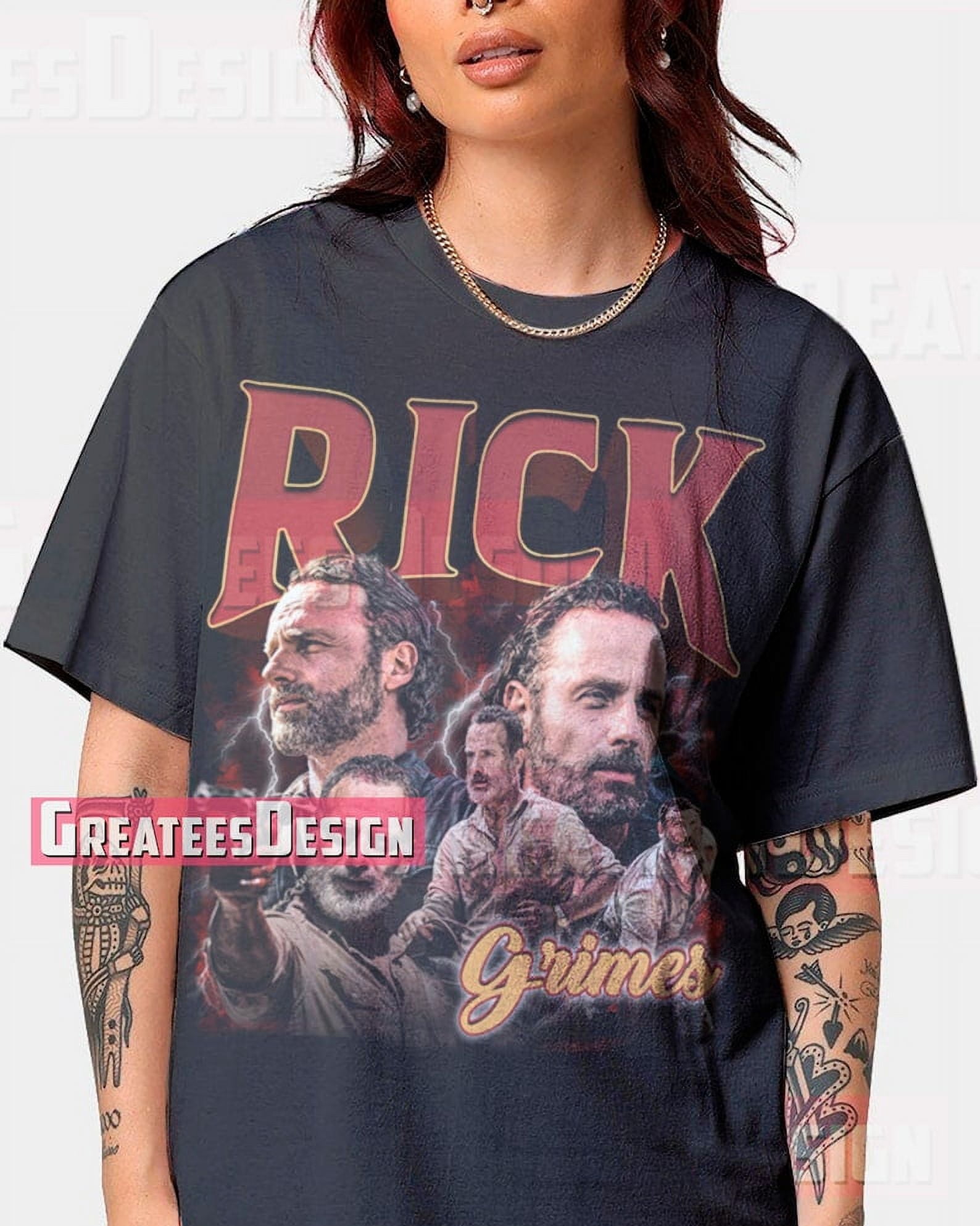 A gift for you, Limited Rick Grimes Shirt, UP TO SIZE 3XL. - Walmart.com