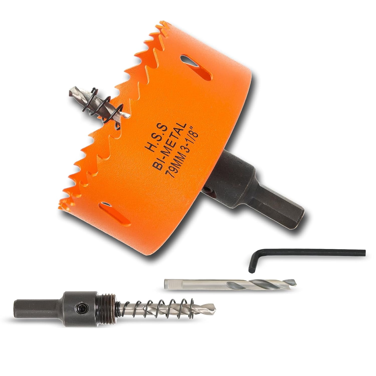 A house of tools 3-1/8 Inch Hole Saw with Arbor for Wood Metal Plastic ...