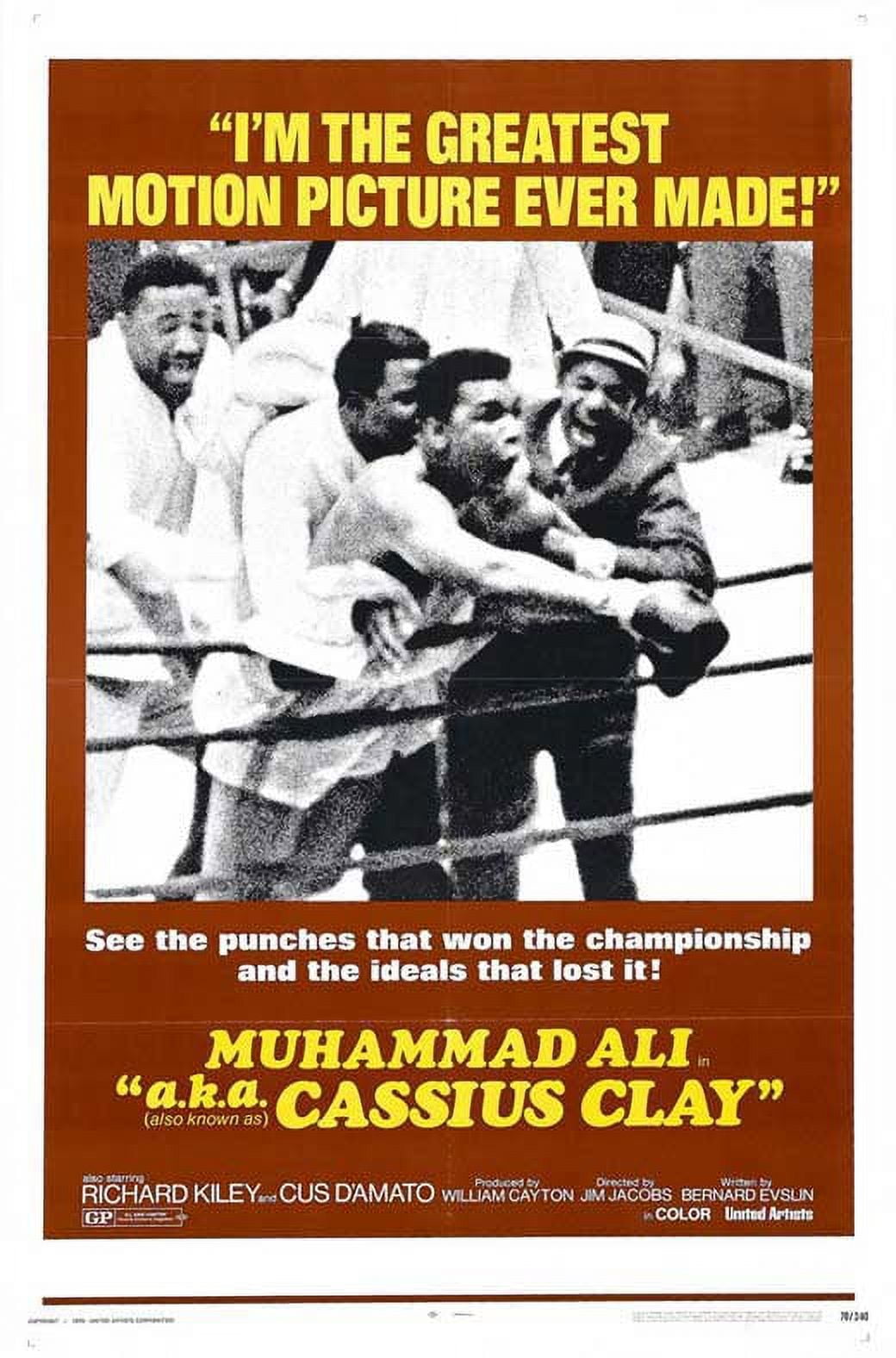 A.k.a. Cassius Clay - movie POSTER (Style B) (11" x 17") (1970 ...