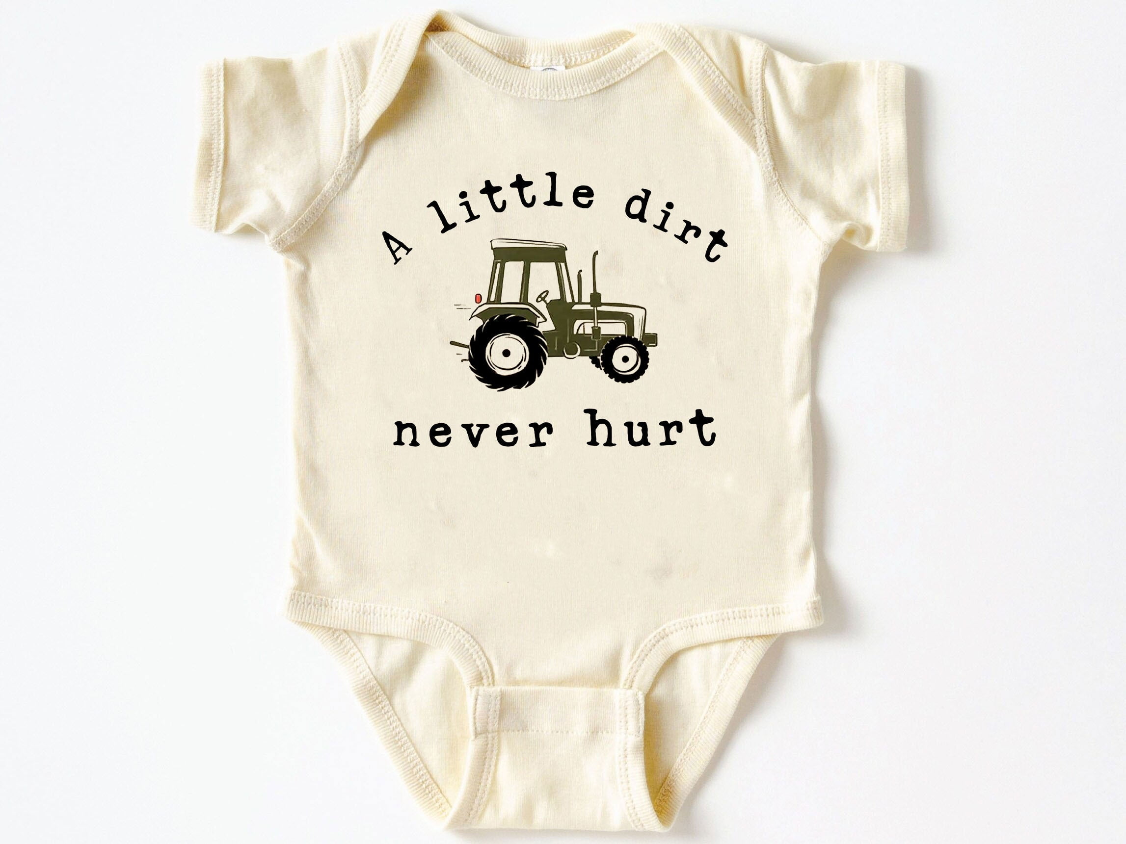 A little dirt never hurt Baby Bodysuit ,Funny New Born New Parent Baby Onesie®, New Mom Gift ...