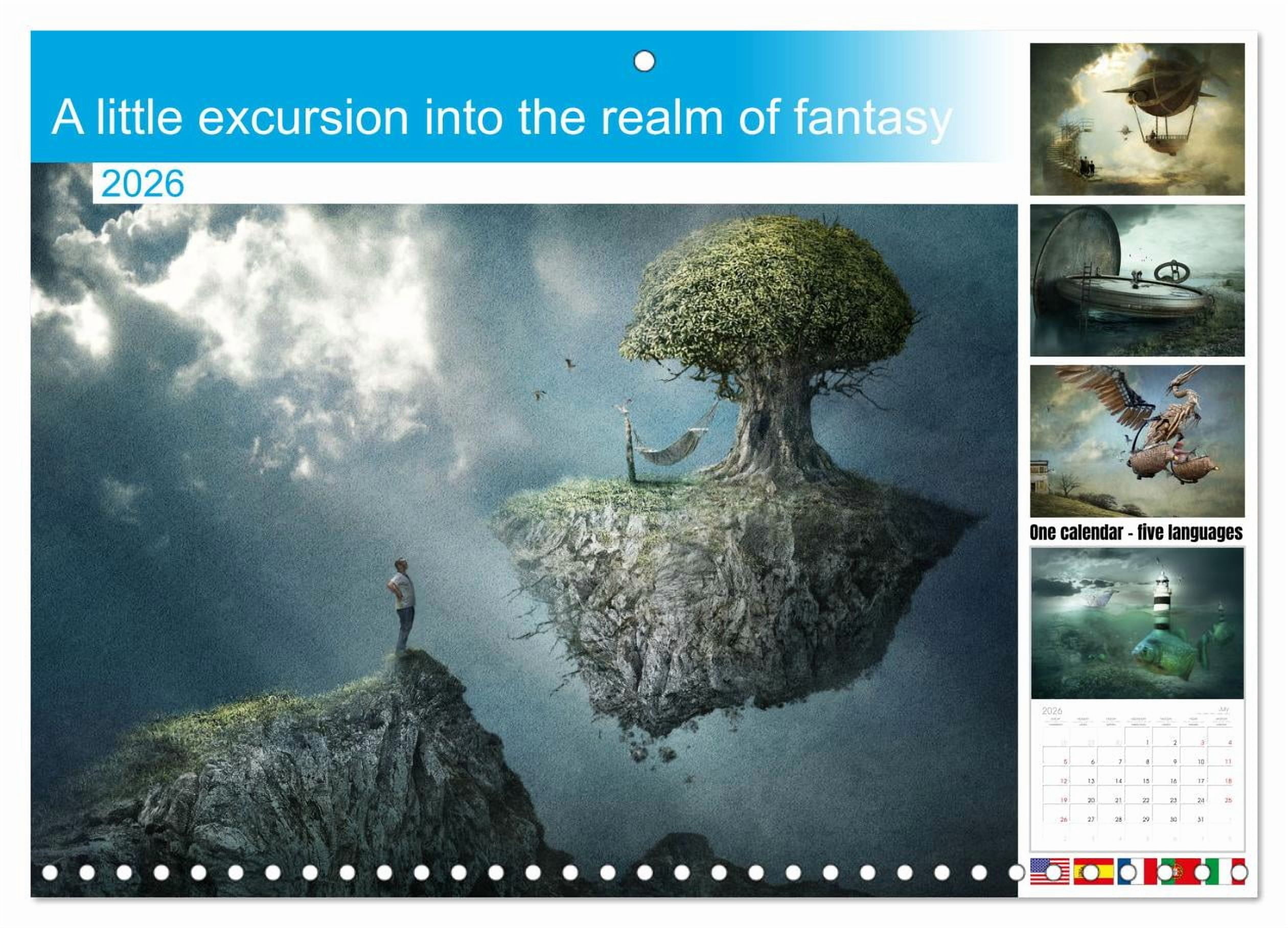A little excursion into the realm of fantasy (Monthly Wall Calendar ...