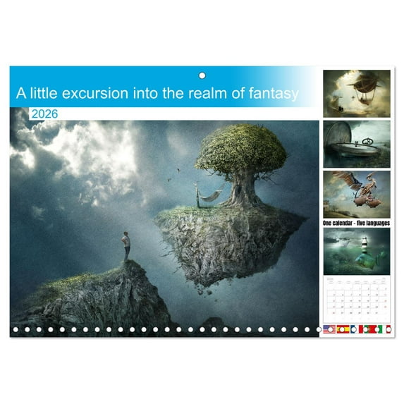 A little excursion into the realm of fantasy (Monthly Wall Calendar ...