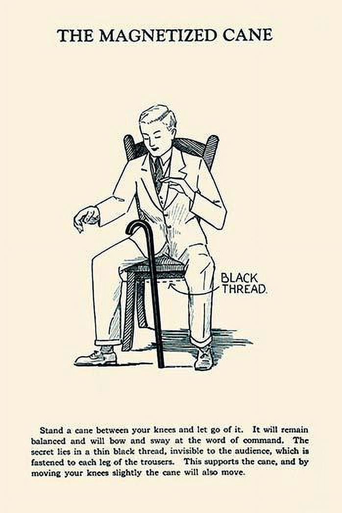A magic trick direct from the master himself, Harry Houdini, in a book ...