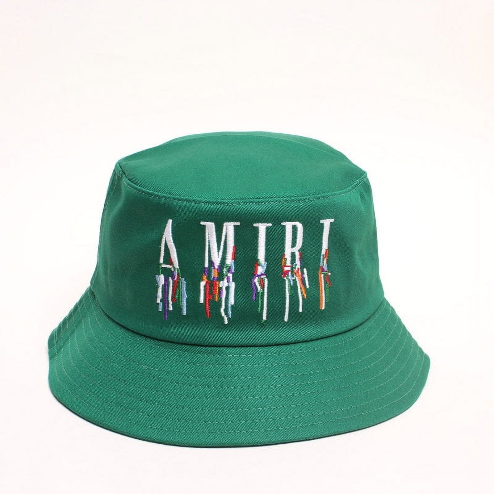 A_mi_r_i Bucket Hat Trendy Embroidery Beach Caps for Women Men Summer ...