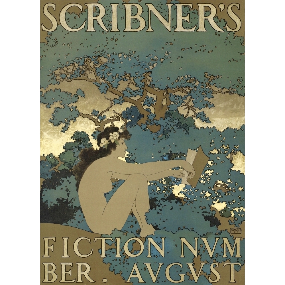 Scribner's fiction number. August Poster Print by Maxfield Parrish (18 ...