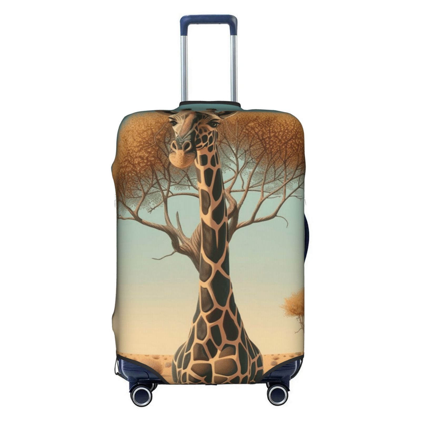 A of trees and animals Trolley Case s All-inclusive Model Stretchable ...