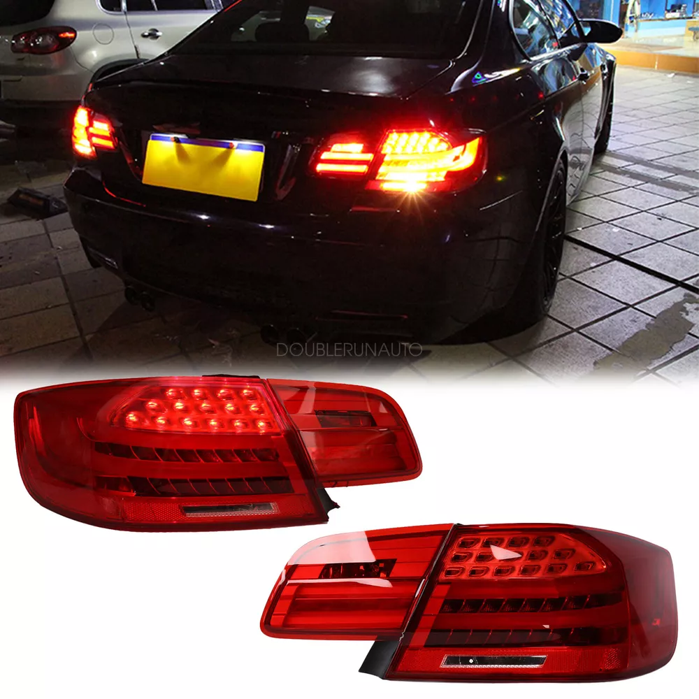 A pair TAIL LIGHTS LED Rear Lamp Assembly For BMW M3 E92 coupe 328i ...