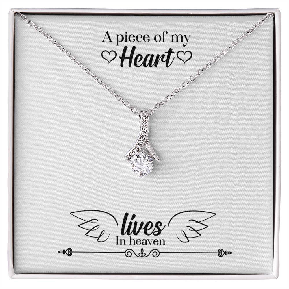 A piece of my Heart lives in heaven, Alluring Beauty Necklace, 14k ...