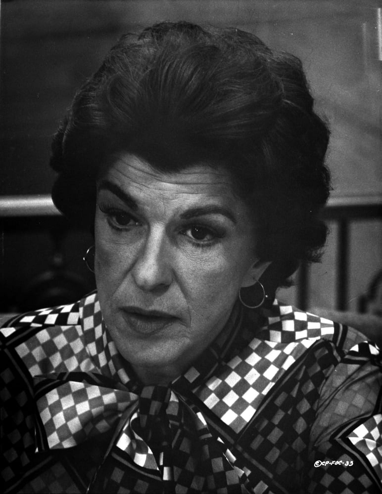 A portrait of Nancy Walker with a checkered collar Photo Print (24 x 30 ...