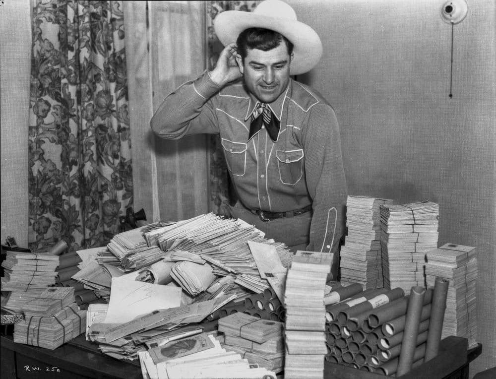 A portrait of Ray Whitley Photo Print (24 x 30) - Walmart.com