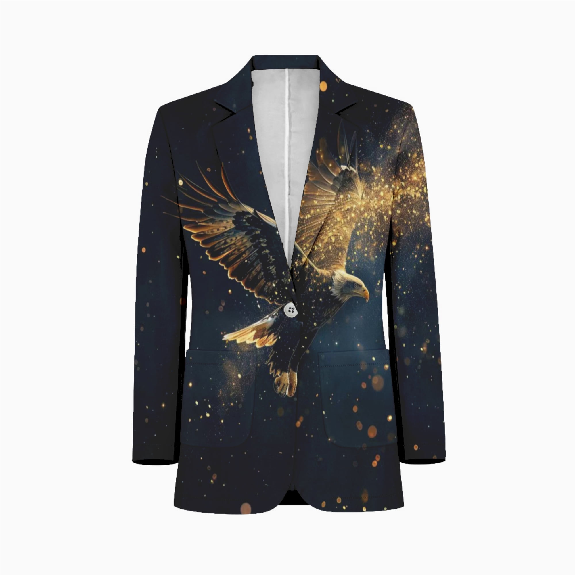 A powerful eagle (1) Customized Men's Suits full man Shawl Collar ...