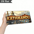 A rectangular aluminum decorative sign "KATHMANDU" for home Decorative ...