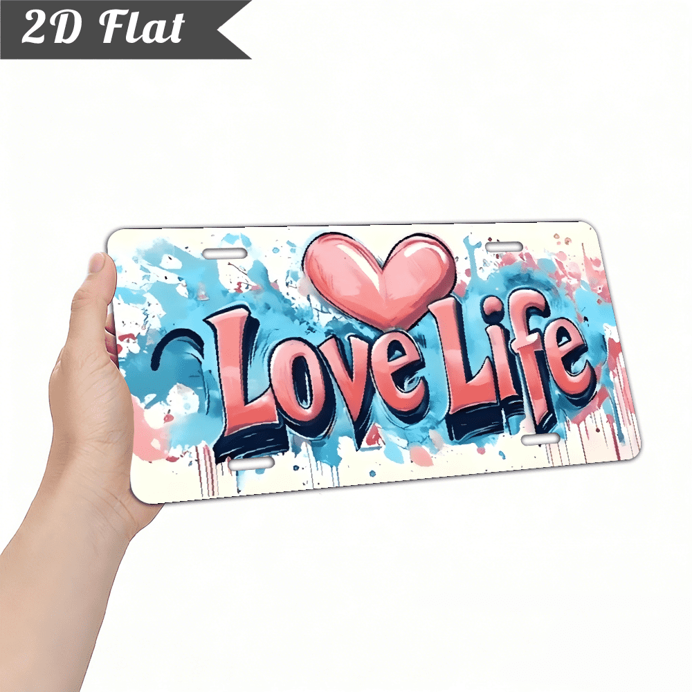 A rectangular aluminum decorative sign for home decorative signs ...