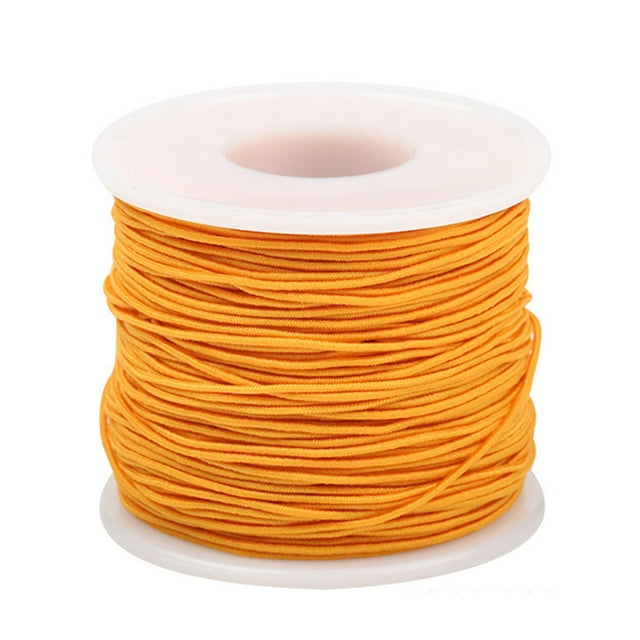 A roll of cored elastic thread - 0.8mm in multiple colors for wearing a ...
