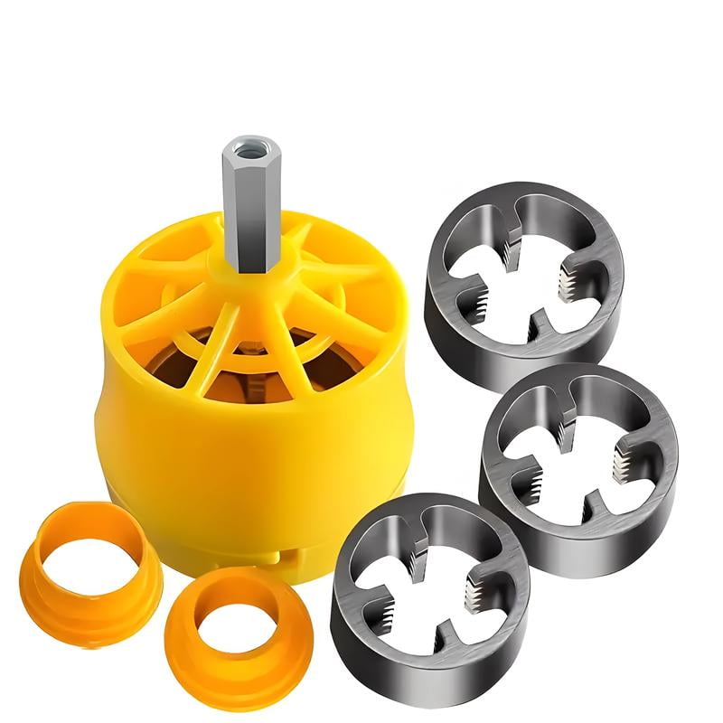 A set of PVC pipe threading tool kit for electric drill, steel and ...