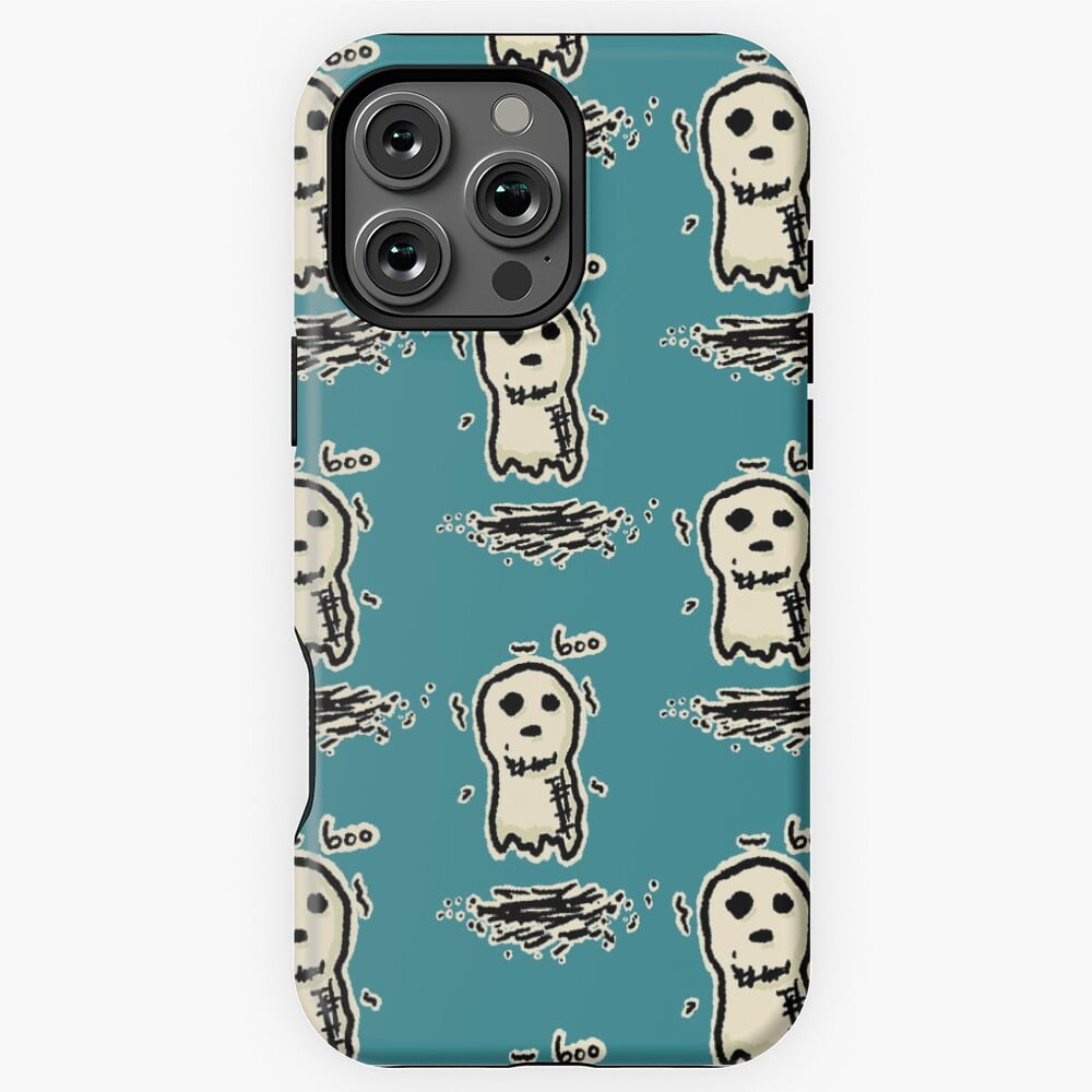 A small ghost friend Phone Case for iPhone 16 15 14 13 12 11 Pro Max ...