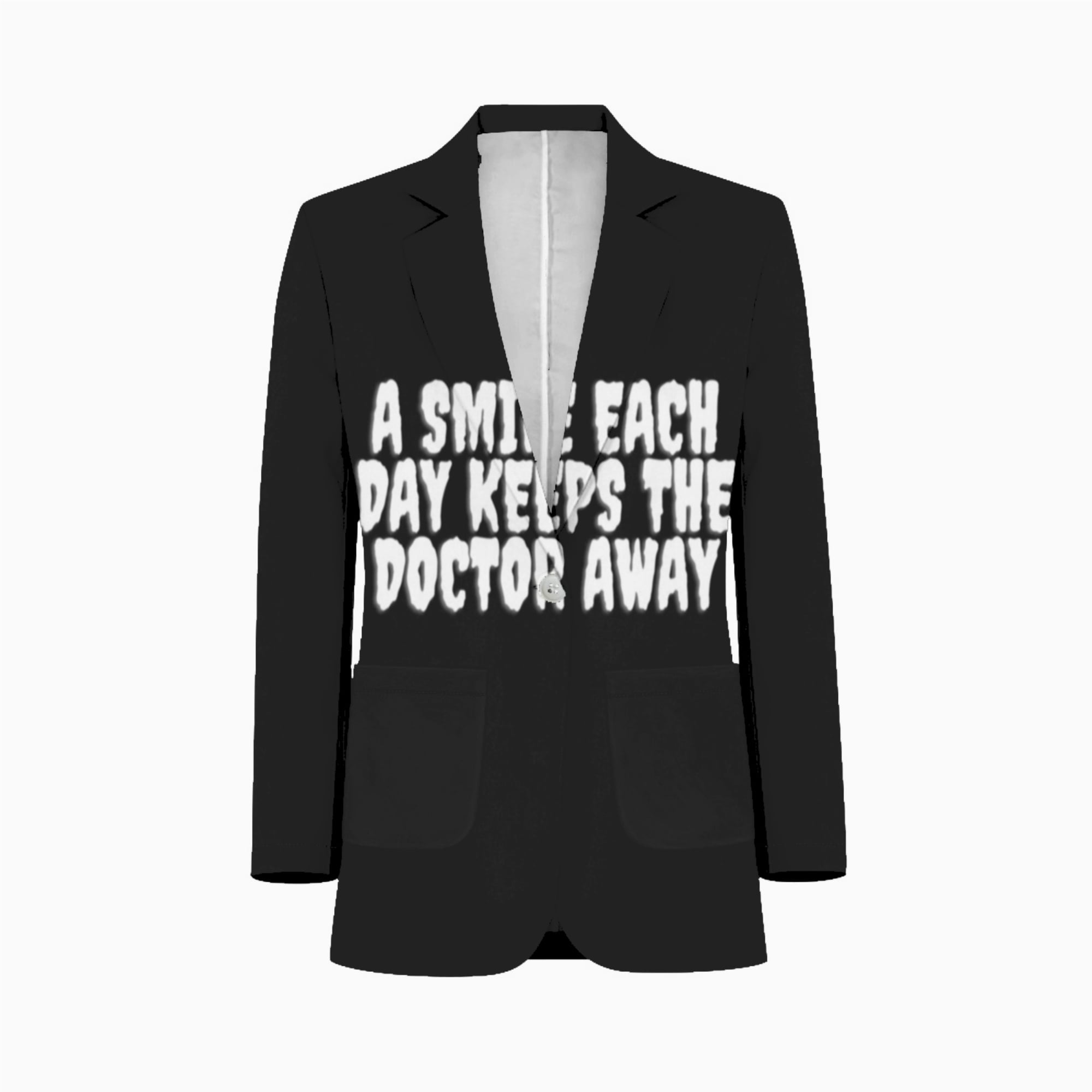 A smile a day keeps the doctor away Mens Suits Shawl Collar Slim Fit ...