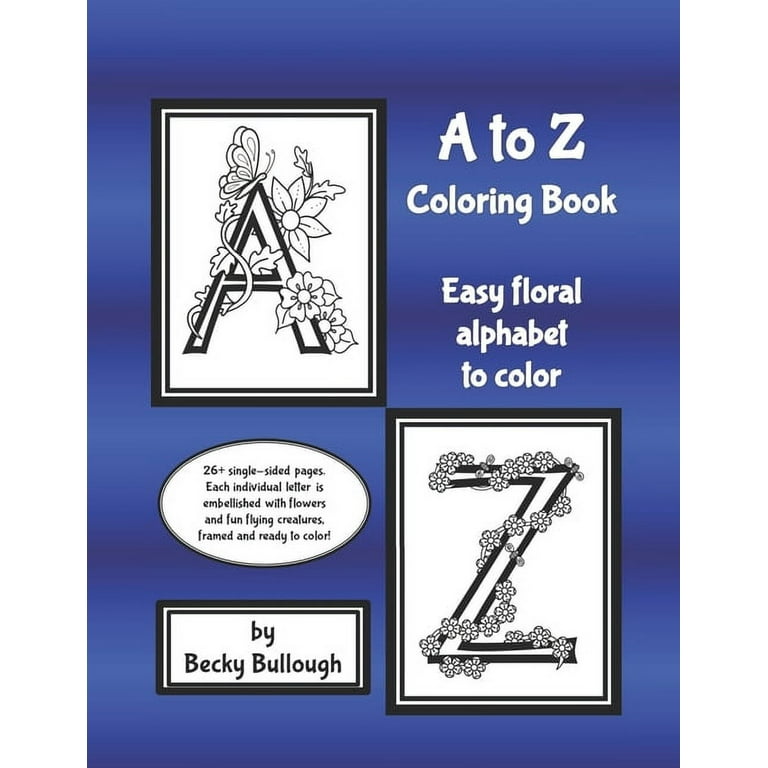 capital letters coloring book