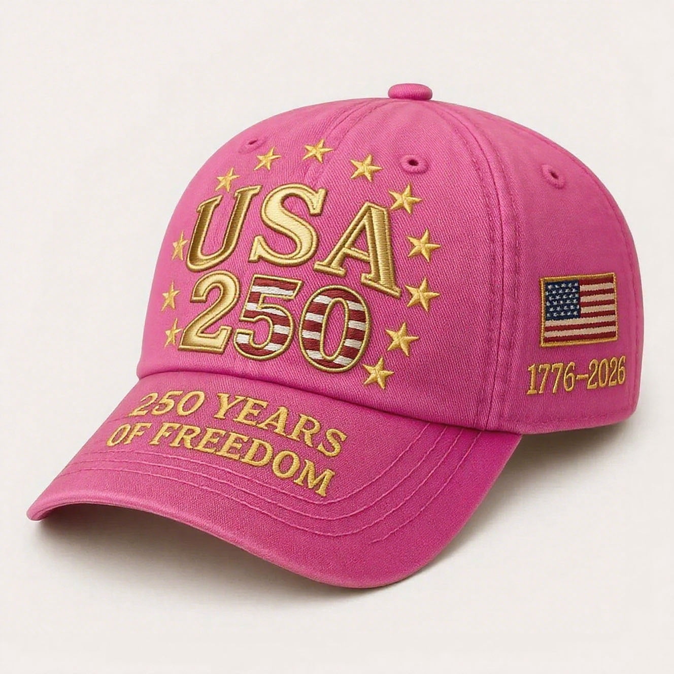A true patriot themed baseball cap, outdoor sports and casual hat ...