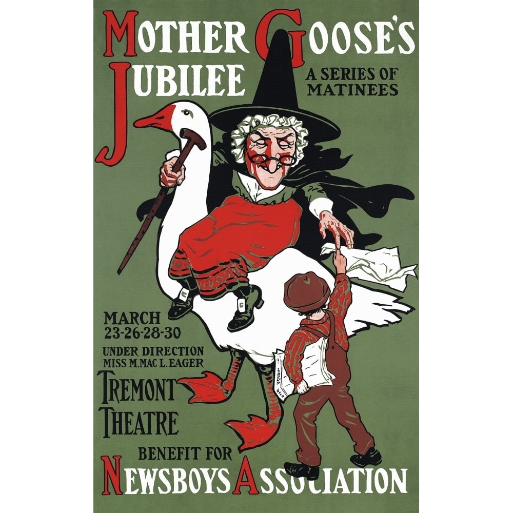Mother Goose's jubilee a series of matinees Poster Print (24 x 36 ...
