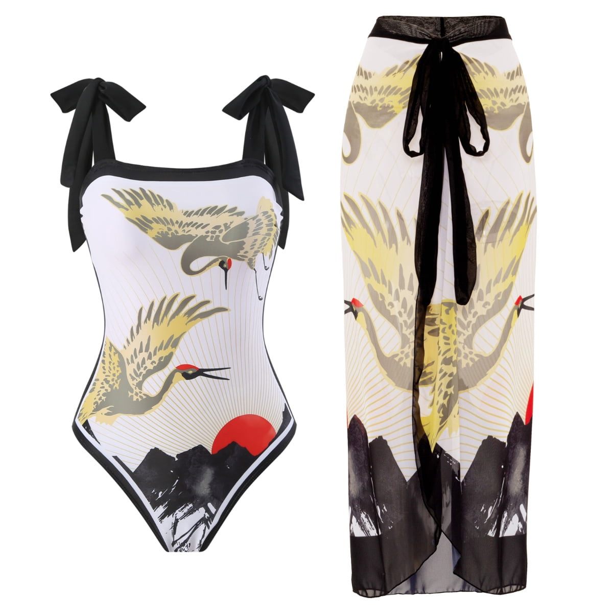 A women's ancient Chinese style one-piece slim hot spring seaside ...