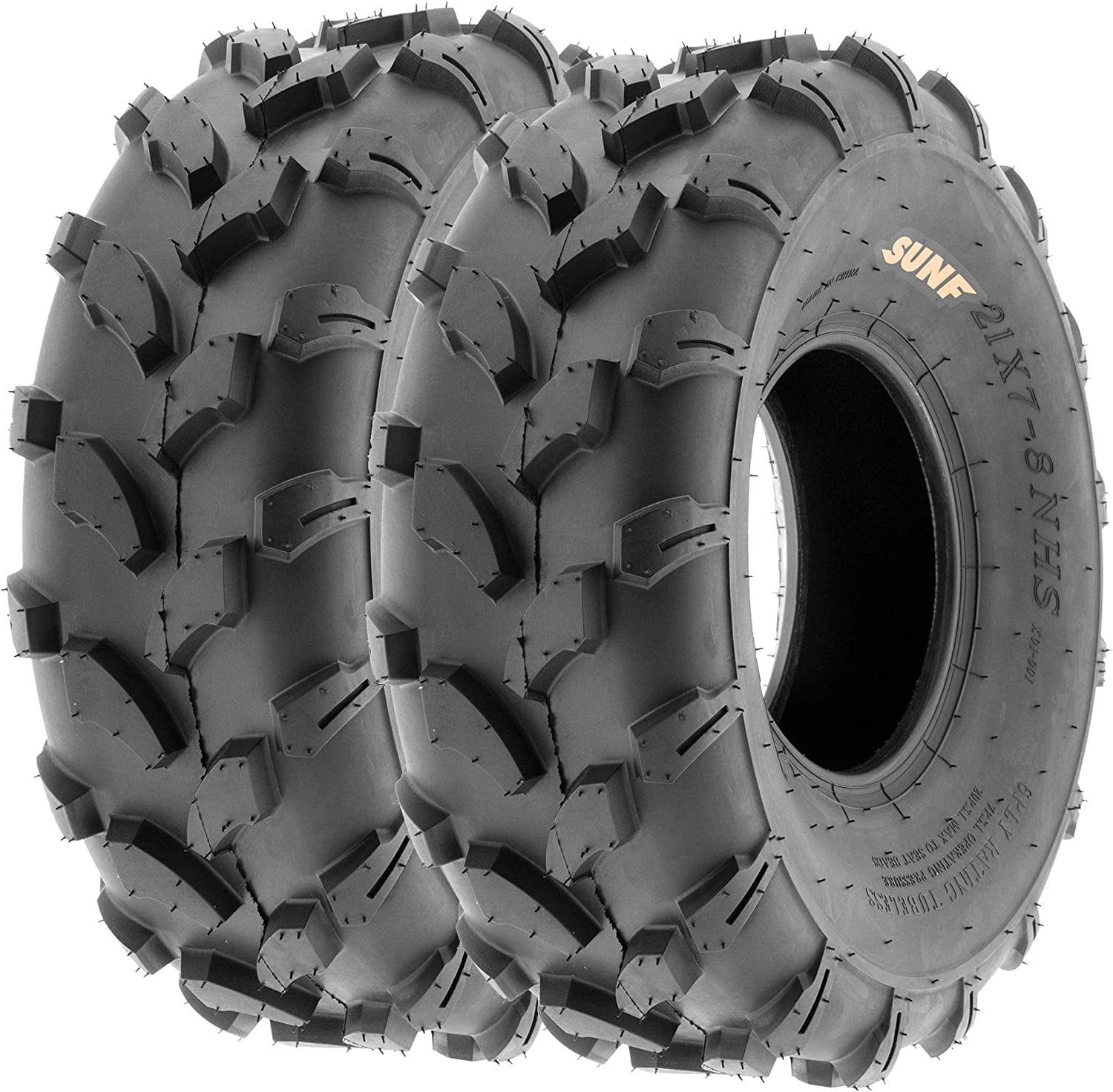 A003 ATV/UTV/Lawn-Mowers Off-Road Tire 21x7-8, 6 PR, Directional Tread ...