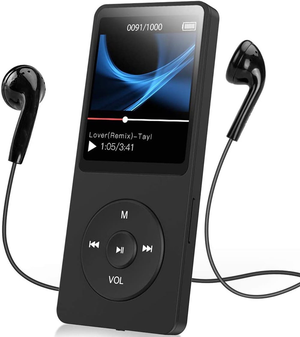 A02S 64GB MP3 Player with FM Radio, Voice Recorder, 70 Hours Playback ...