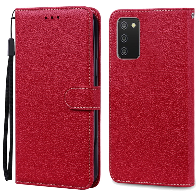 A02S Case For Samsung Galaxy A02s Case Leather Wallet Flip Case For ...