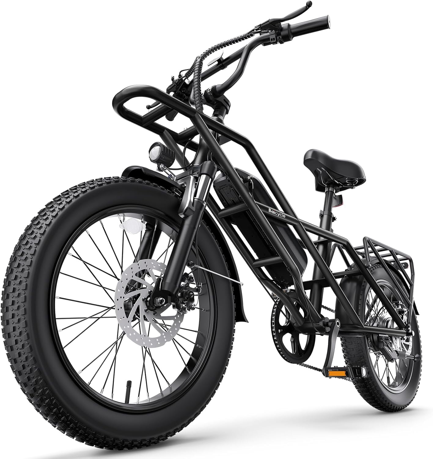 Baicycle A03 Peak 1200W Electric Bike, 20" Fat Tire All-Terrain Bikes ...