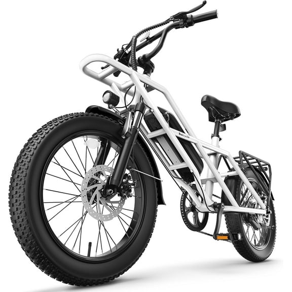 Bluvall K10 Peak 3000W Electric Bike 39MPH, 52V 43Ah E-Mountain Bikes, 20" Fat Tire Ebike for ...
