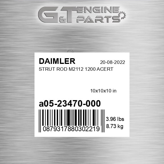 A05-23470-000 STRUT ROD M2112 1200 ACERT fits DAIMLER (New OEM) - Walmart.com