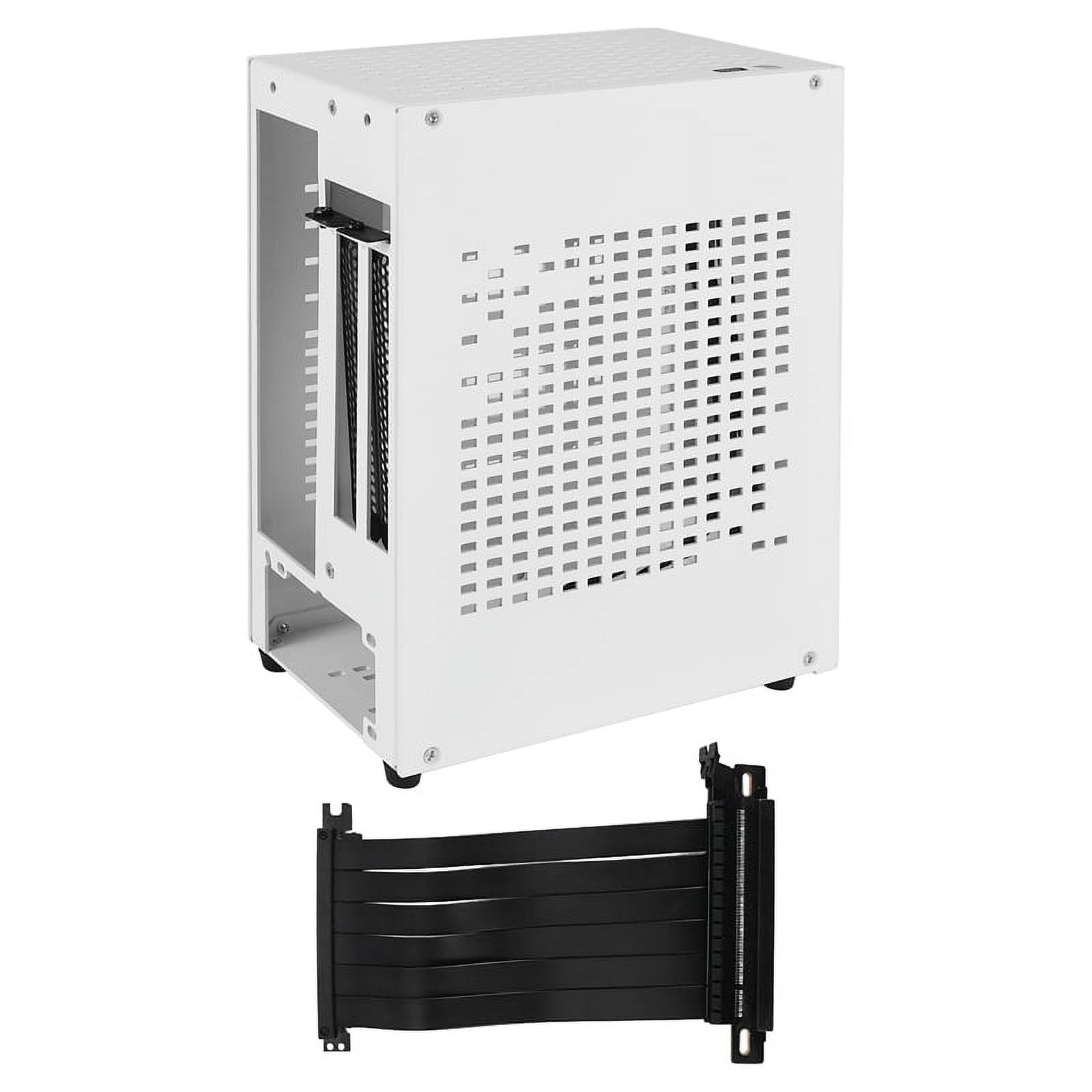 A07 Mini ITX Computer Case Chassis HTPC Host USB3.0 Enclosure with Graphics Card Extension Cable ...