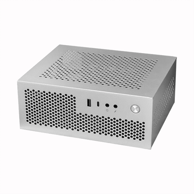 A09 Htpc Computer Case Mini Itx Gaming Pc Chassis Silver