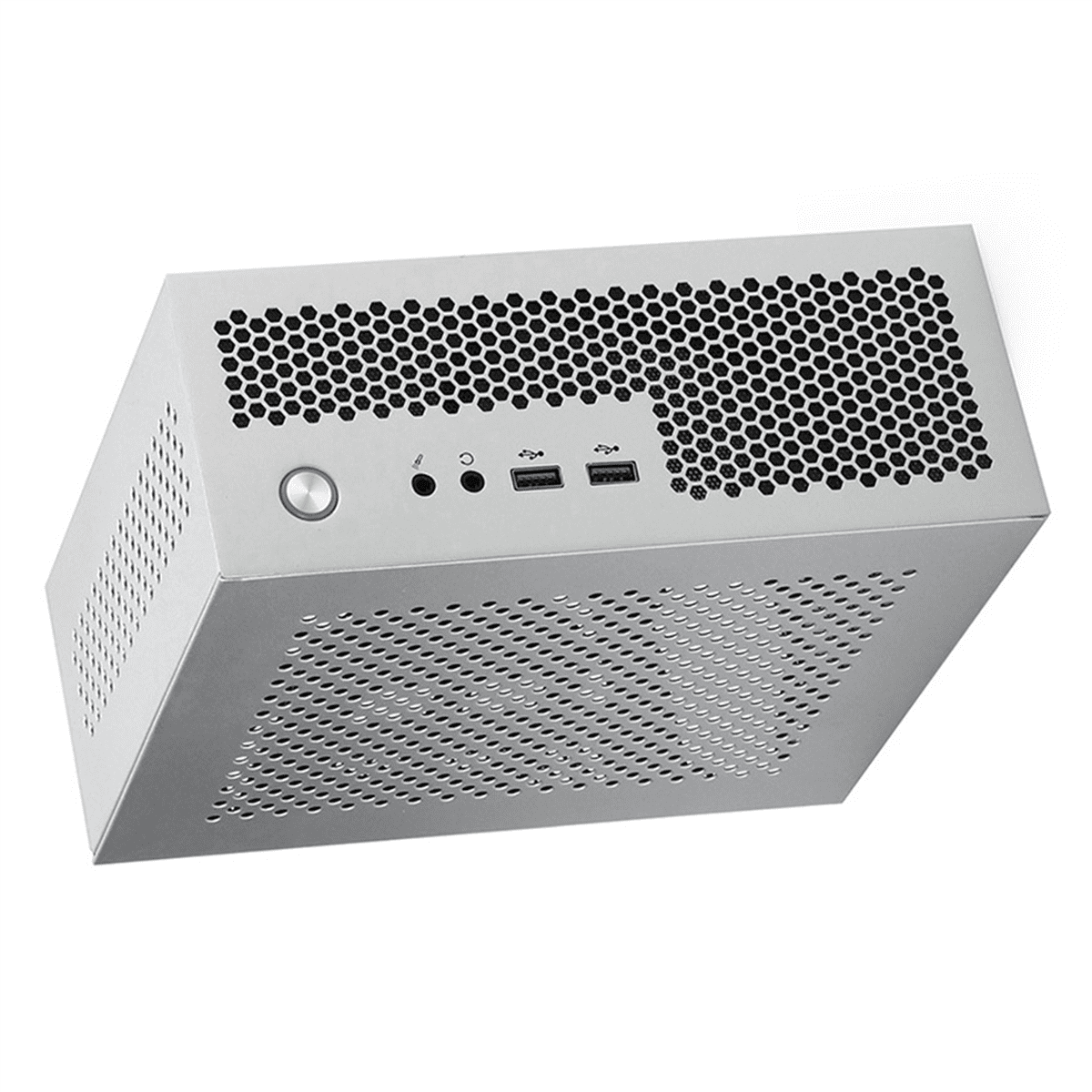 A09 HTPC Computer Case Mini ITX USB3.0 Computer Case Silver - Walmart.com
