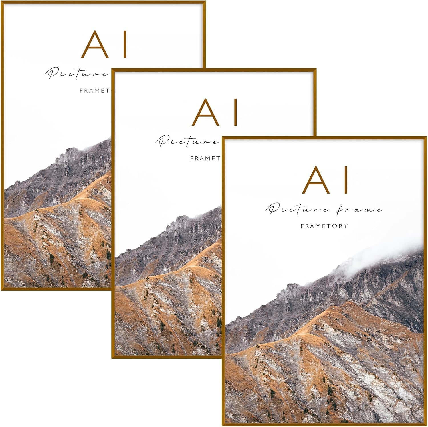 A1 Aluminum Frames Front Thin Metal Picture Frame for 23.4x33.1 Photos ...