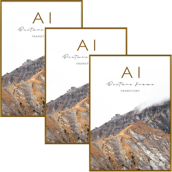 A1 Aluminum Frames Front Thin Metal Picture Frame for 23.4x33.1 Photos ...