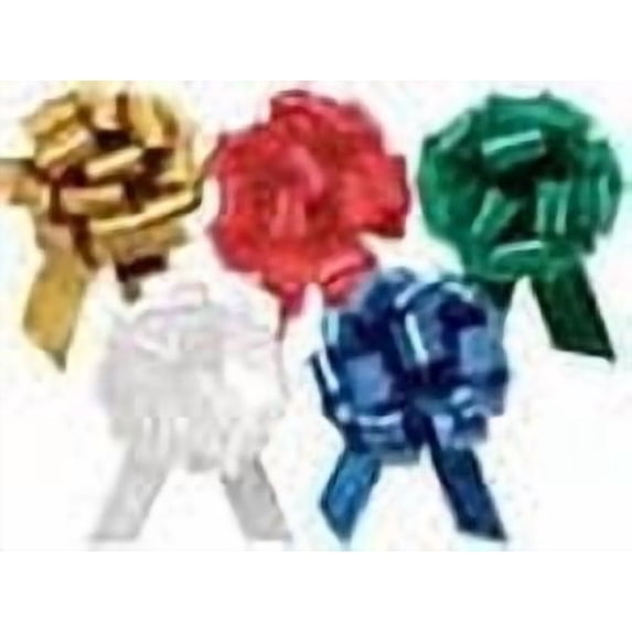 A1 Bakery Supplies Christmas Assorted Flora Satin Pull Bows, 5.5 Inch ...