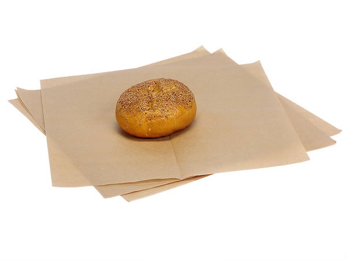 A1 Bakery Supplies Kraft Deli Wrap Wax Papers, 12 x 12 Inch Sheets ...