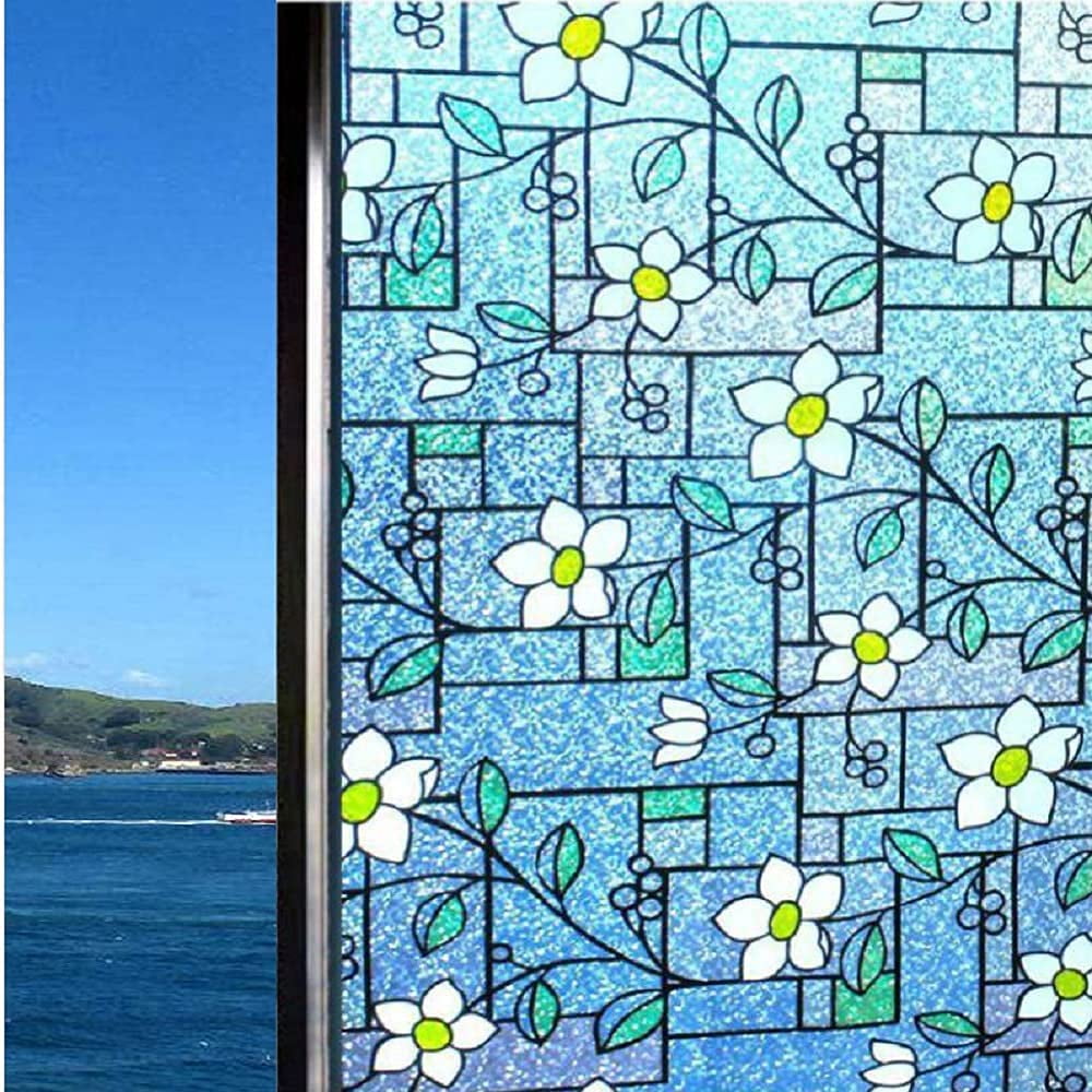 A1 Decor 3D Window Glass Film Sticker Privacy Frosted Glass Films ...